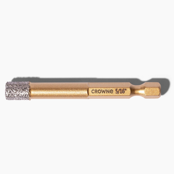 8mm Diamond Drill Bit for Tile | 1/4" Hex Shank | Crowne Tools