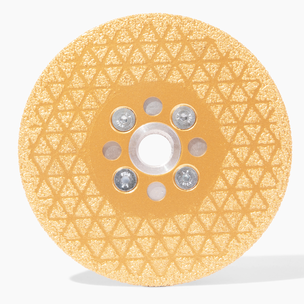 Crowne 4.5" Vacuum Brazed | Cutting Grinding Shaping Disc | 40/50 Grit ...