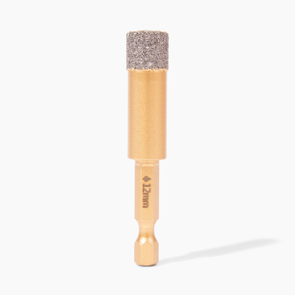 Needle D's 12mm Diamond Drill Bit - 1/4" Hex | Hard Surfaces | Crowne ...